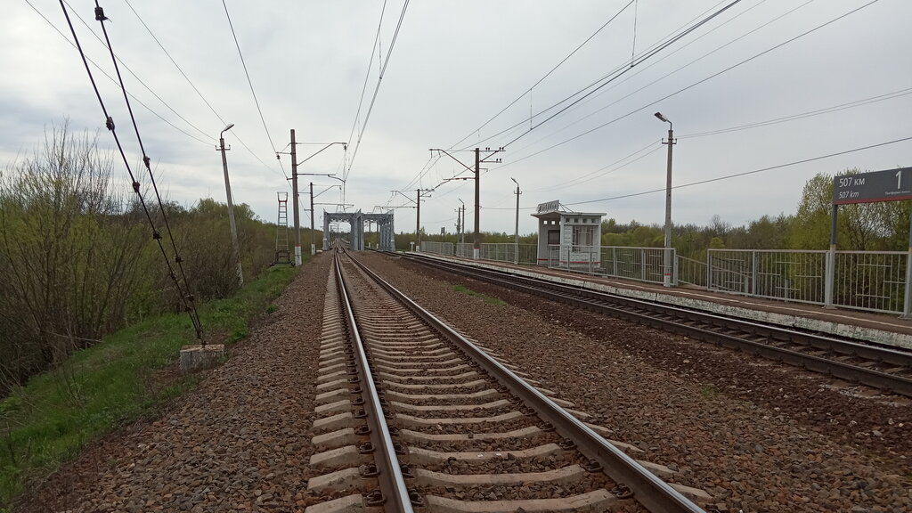 Tren istasyonu остановочный пункт 507 километр, Kurskaya oblastı, foto