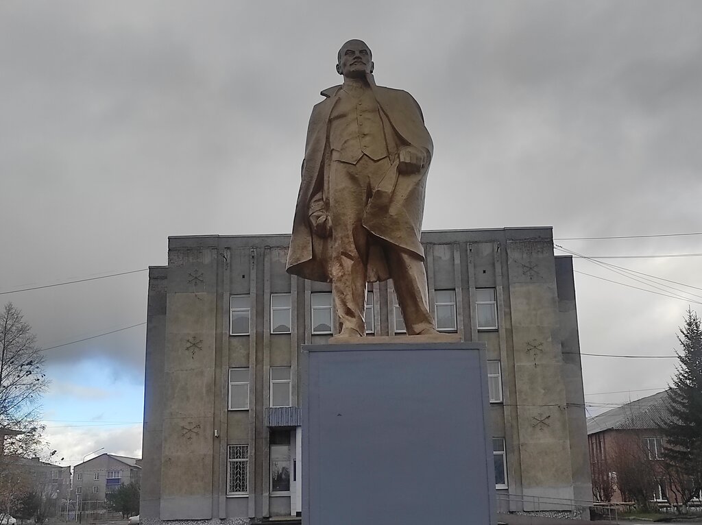 Anıt, heykel В.И. Ленин, , foto