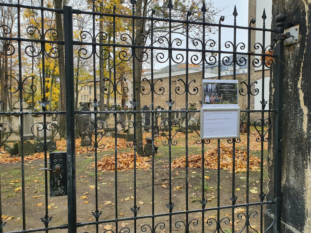 Mezarlıklar Alter Jüdischer Friedhof, Dresden, foto