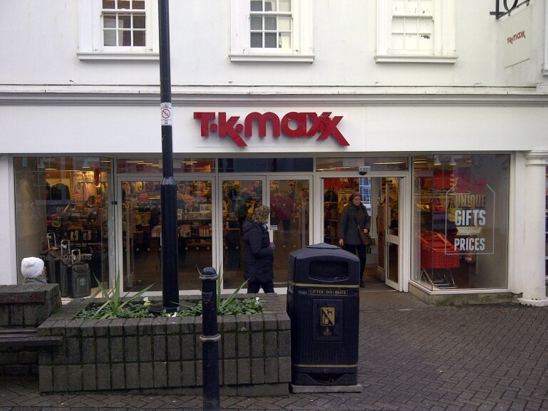 Büyük mağazalar Tk Maxx, Cornwall County, foto