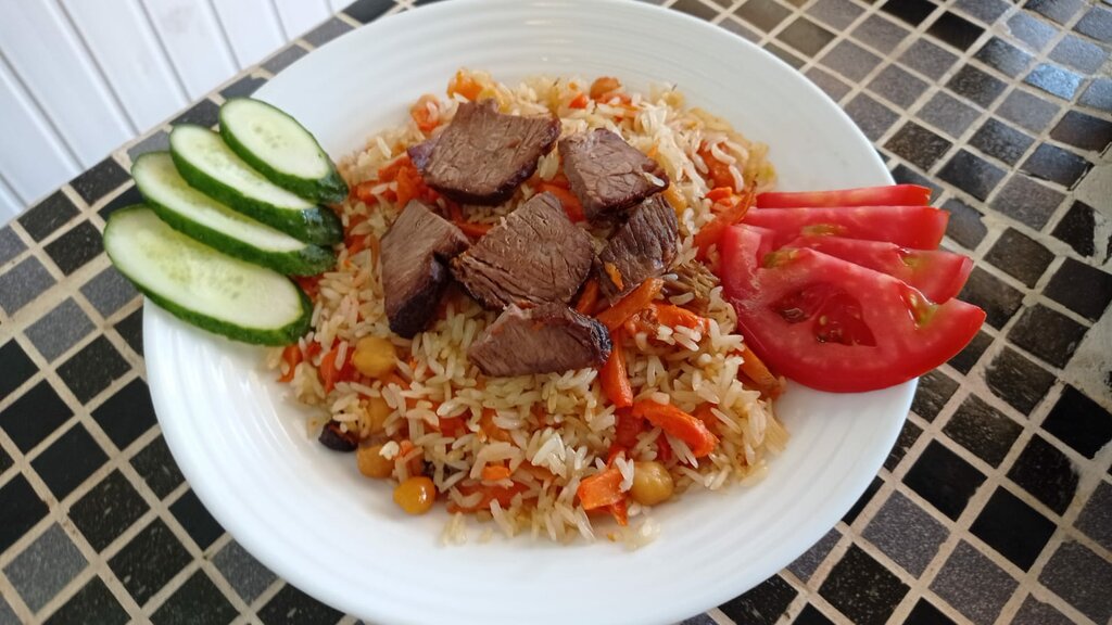 Fast food Andijan pilaf, Voronej, foto