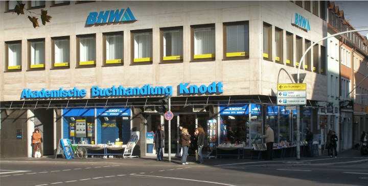 Kitap mağazaları Akademische Buchhandlung Knodt, Wurzburg, foto