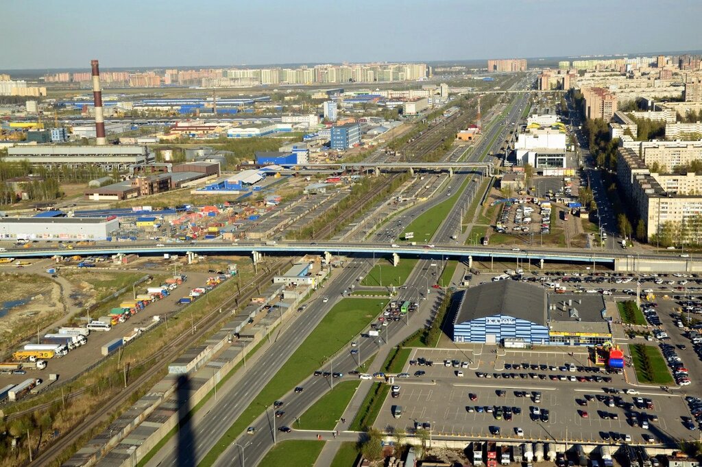 Yük istasyonu станция Парнас, Saint‑Petersburg, foto