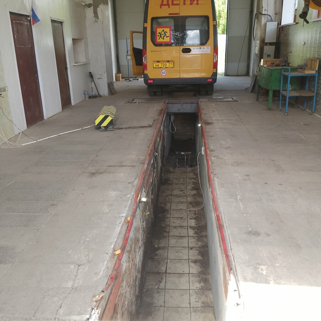 Araç muayene istasyonları Пункт ТО, Tulskaya oblastı, foto