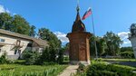 Chapel of Saint Sergius of Radonezh (Republic of Mari El, Yoshkar-Ola, 1st Microdistrict), şapel, haç anıtı  Yoshkar‑Ola'dan