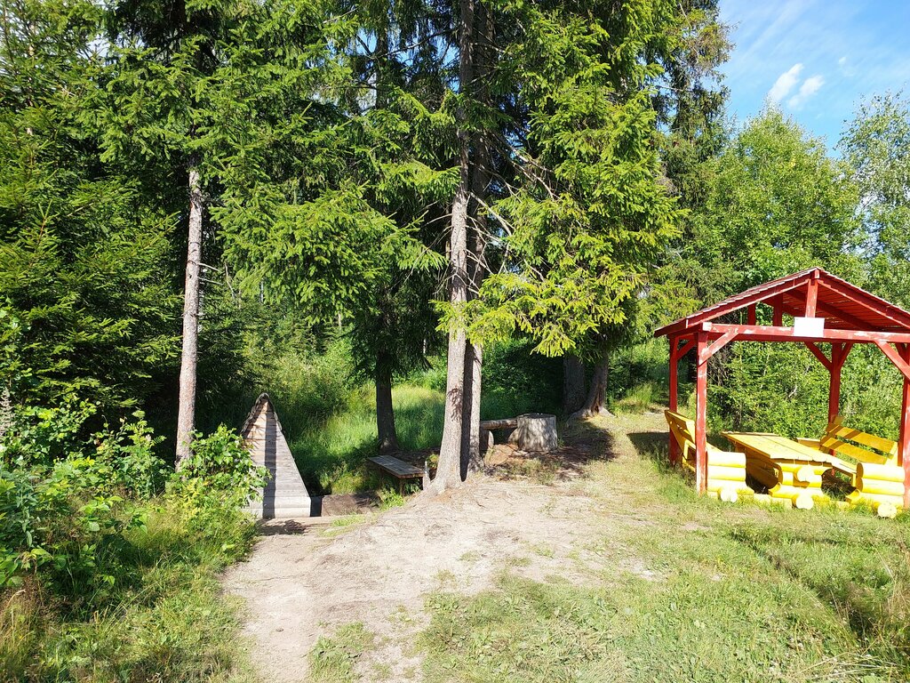 Pınar, çay Spring, stream, Moskova ve Moskovskaya oblastı, foto