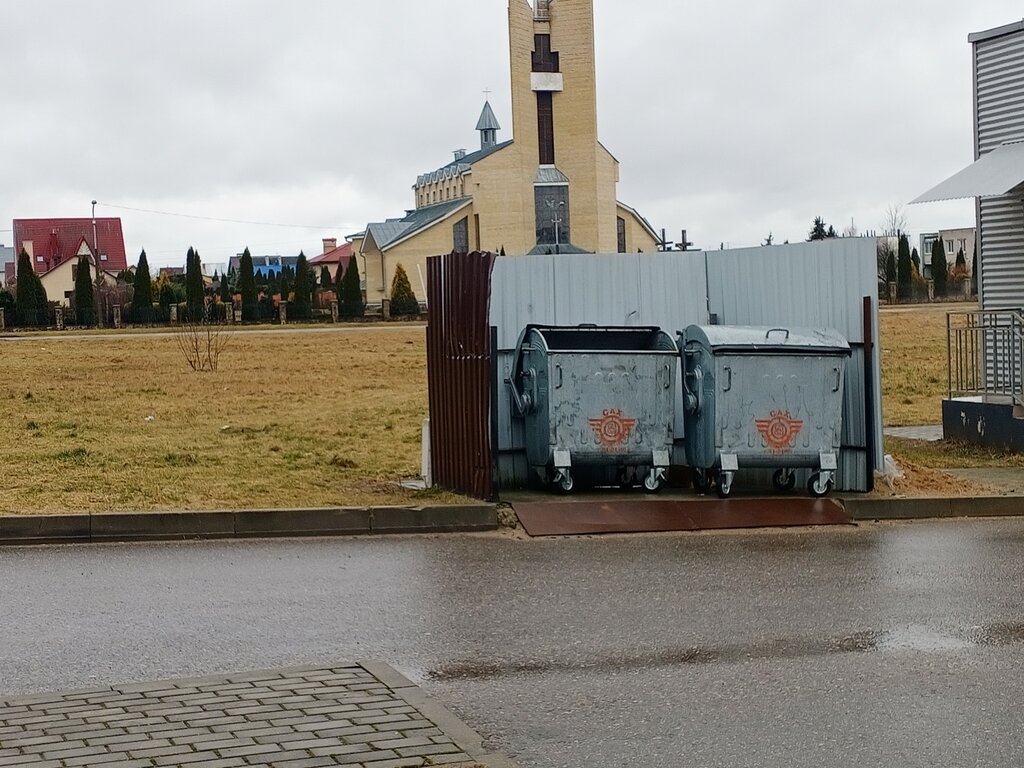 Çöp alanları Trash and garbage disposal area, Grodno, foto