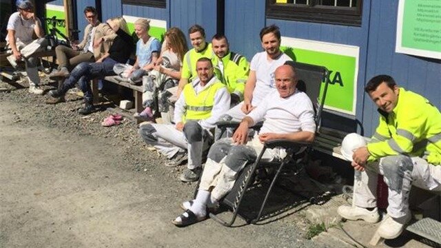 Boya ekipmanları A Hedlunds Måleriaktiebolag, Boras, foto