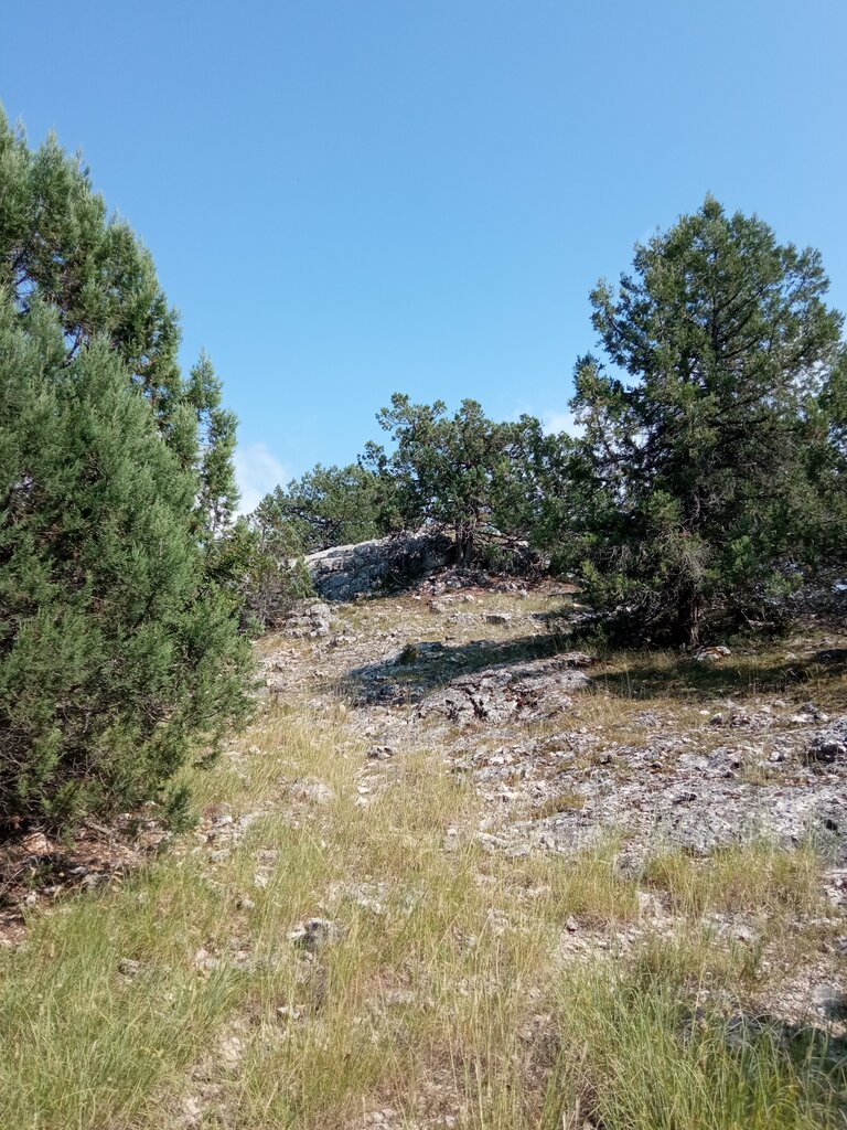 Dağ zirvesi Гора Устра-Баир, Sevastopol, foto