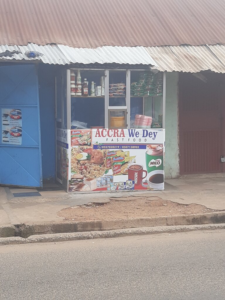 Pasta, şekerleme ve tatlı Accra we dey fast food, Akra, foto