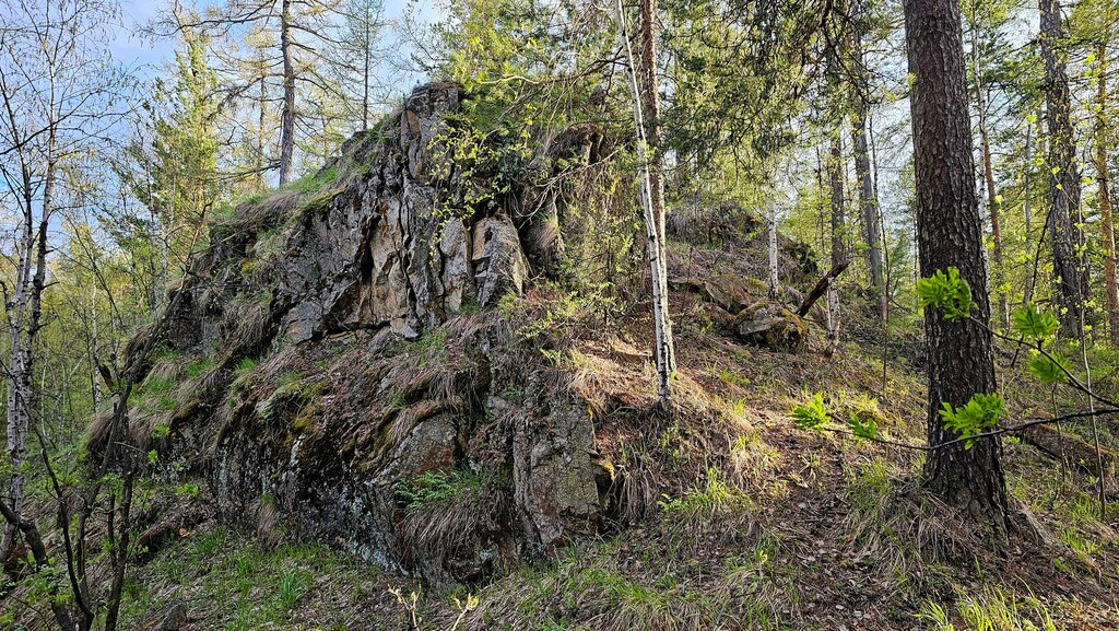 Dağ zirvesi Скала, Sverdlovskaya oblastı, foto