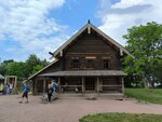 Изба В.А.Туницкого из деревни Пырищи (No:1к16, Yuryevo District, Vitoslavlitsy Territory), turistik yerler  Velikiy Novgorod'dan