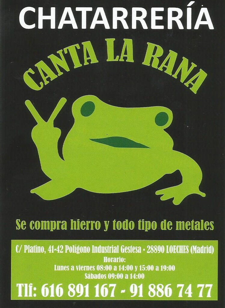 Metal ürün firmaları Chatarrería Canta La Rana, Madrid, foto