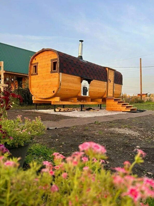 Hamam ve sauna inşaatı Алтайские мастера, Altayski krayı, foto