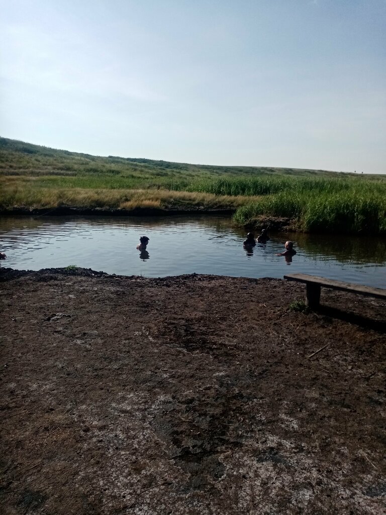 Plaj Якутовское соле-грязевое озеро, Başkurdistan, foto