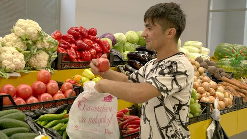 Gıda pazarı Lira-Prod, Stavropolski krayı, foto