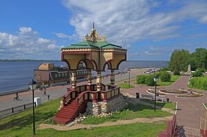 Беседка Грина (Arkhangelsk, Petrovskiy park), turistik yerler  Arhangelsk'ten