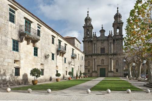 Otel Hospedería del Monasterio de Poio, Galisya, foto