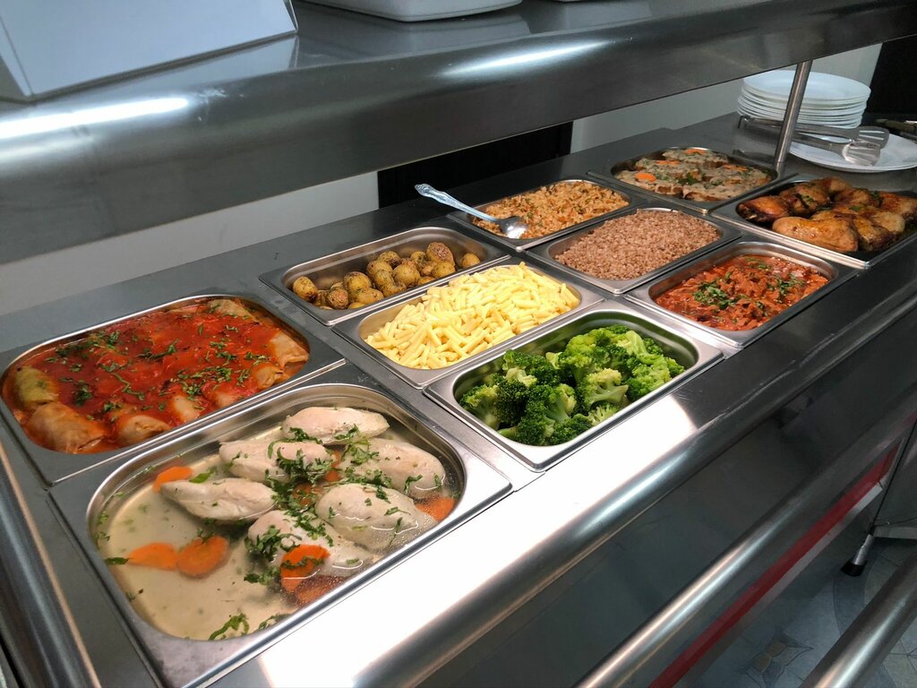 Kantin, yemekhane Vkusnyashka, Moskova, foto