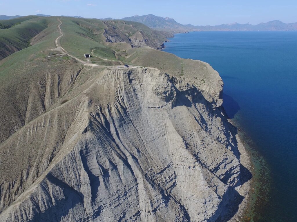 Dağ zirvesi мыс Толстый, Kırım Cumhuriyeti, foto
