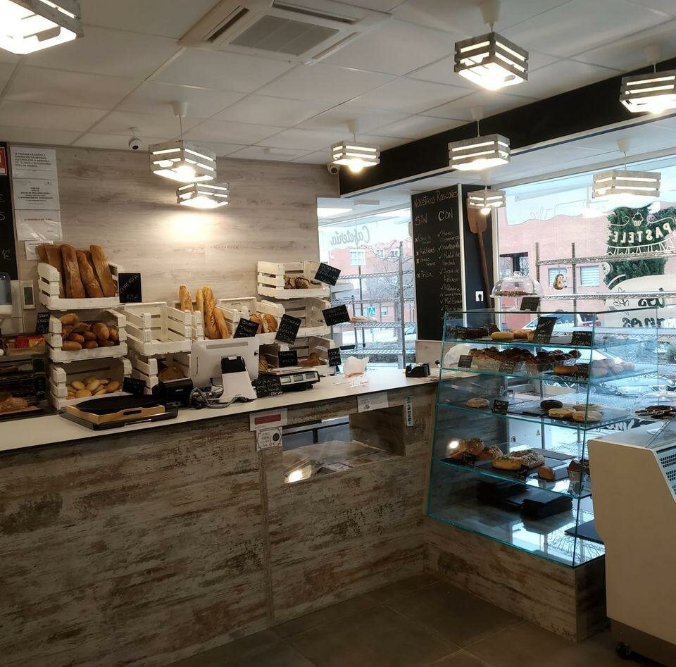 Ekmek fırını Pan de Madre Tierra, Madrid, foto