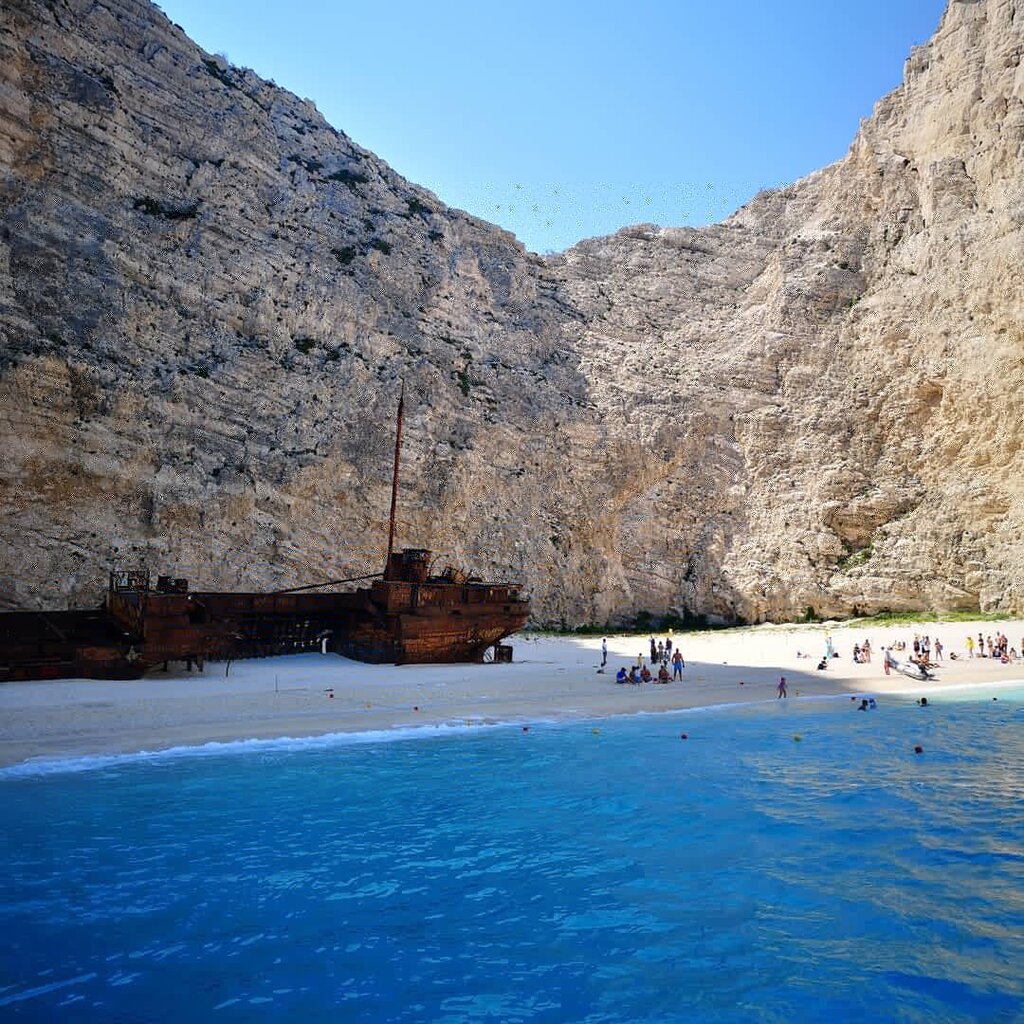 Plaj Navagio Beach, Dünya, foto