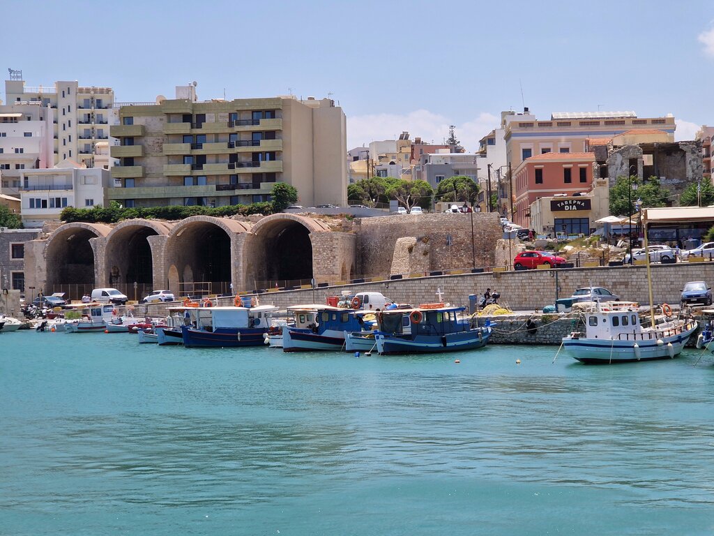Turistik yerler Venetian Shipyards, Kandiye (İraklion), foto