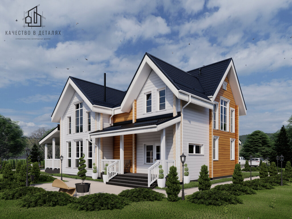 Yazlık ev inşaatı Kachestvo V detalyakh, Moskova ve Moskovskaya oblastı, foto