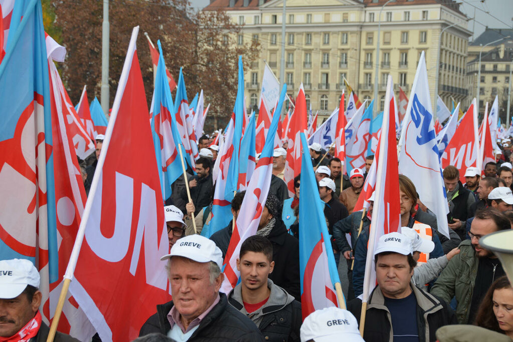 Sendikalar Syndicat Unia Secrétariat régional de Genève, Cenova, foto