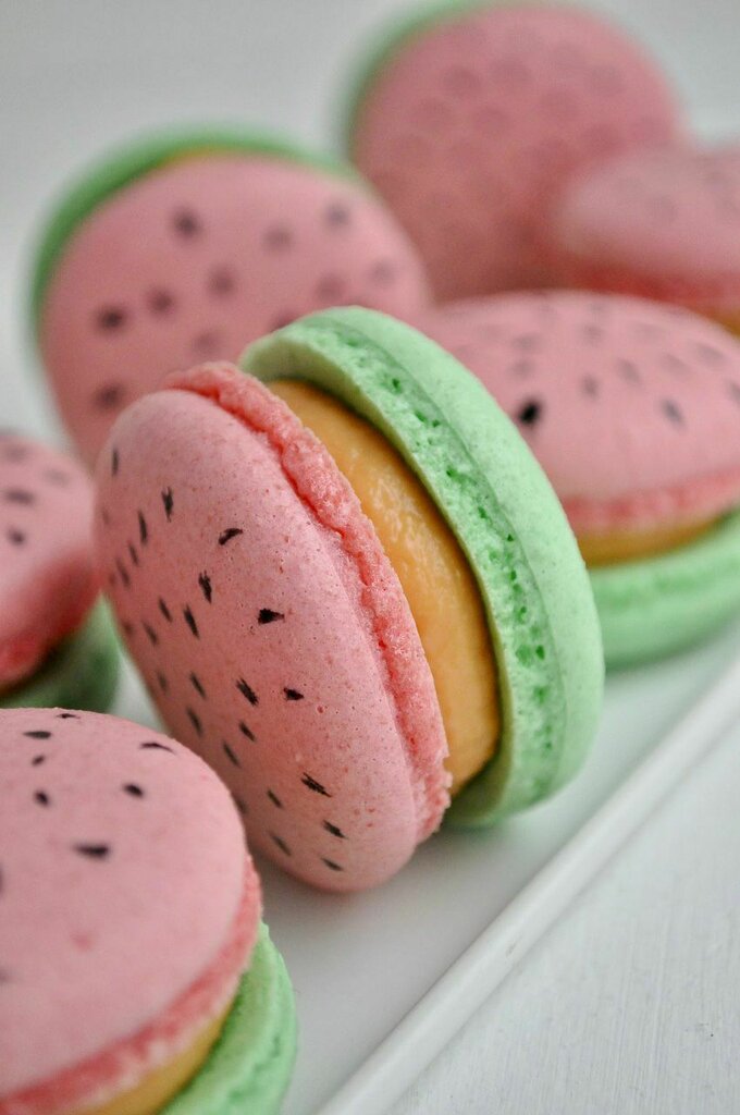 Pasta, şekerleme ve tatlı L'Atelier du Macaron, Moskova, foto