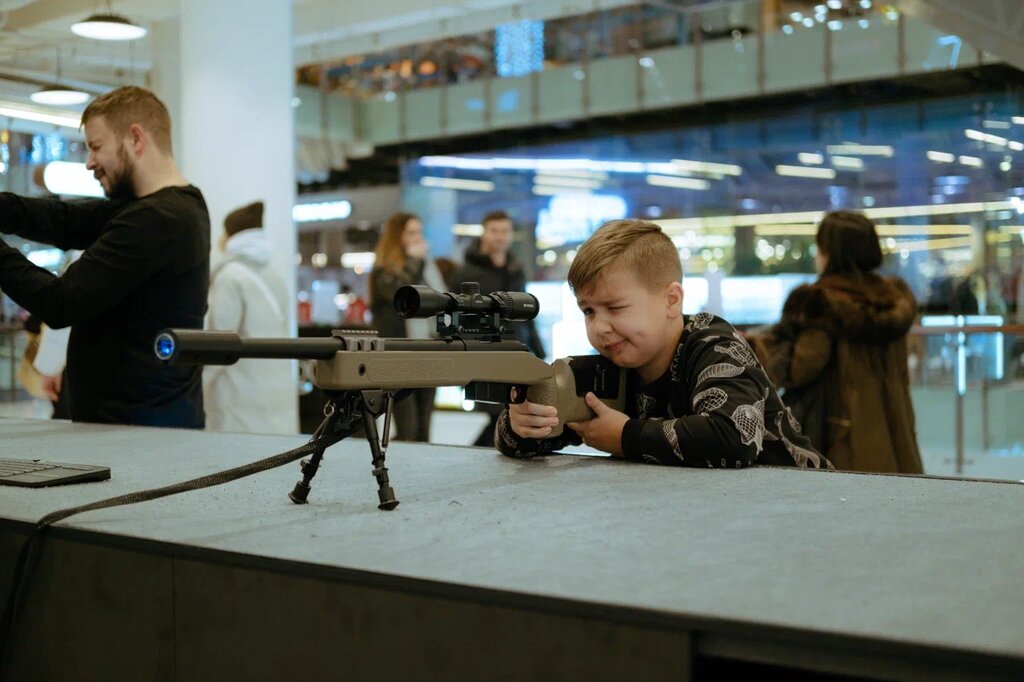 Atıcılık ve okçuluk kulüpleri ve atış alanları Cyberpulya, Moskova, foto