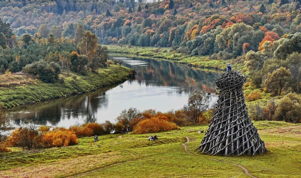Doğa koruma alanı Ugra National Park, Kalujskaya oblastı, foto