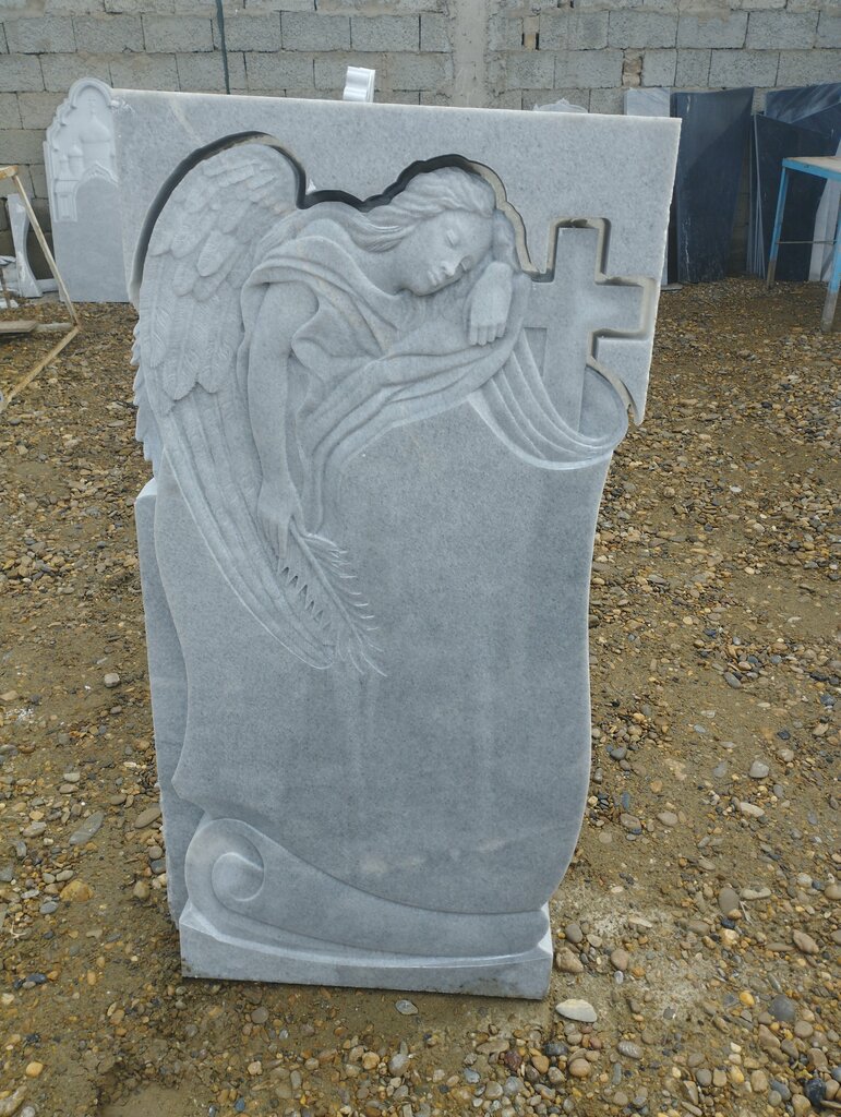 Heykel ve mezarlık taşı üreticileri Granite and Marble Monuments, Buhara eyaleti, foto