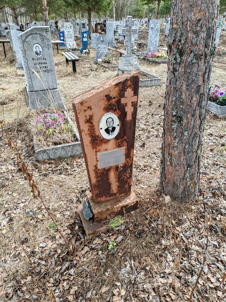 Mezarlıklar Severnoe Cemetery, Perm, foto