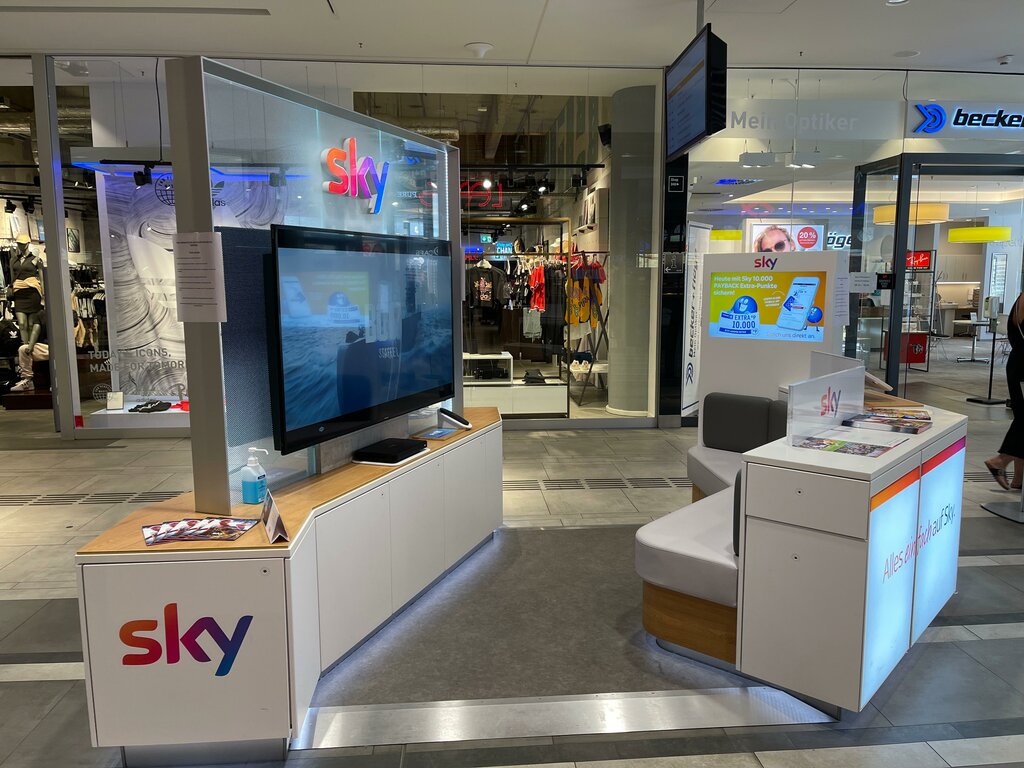 Televizyon kanalları Sky Shop, Bielefeld, foto