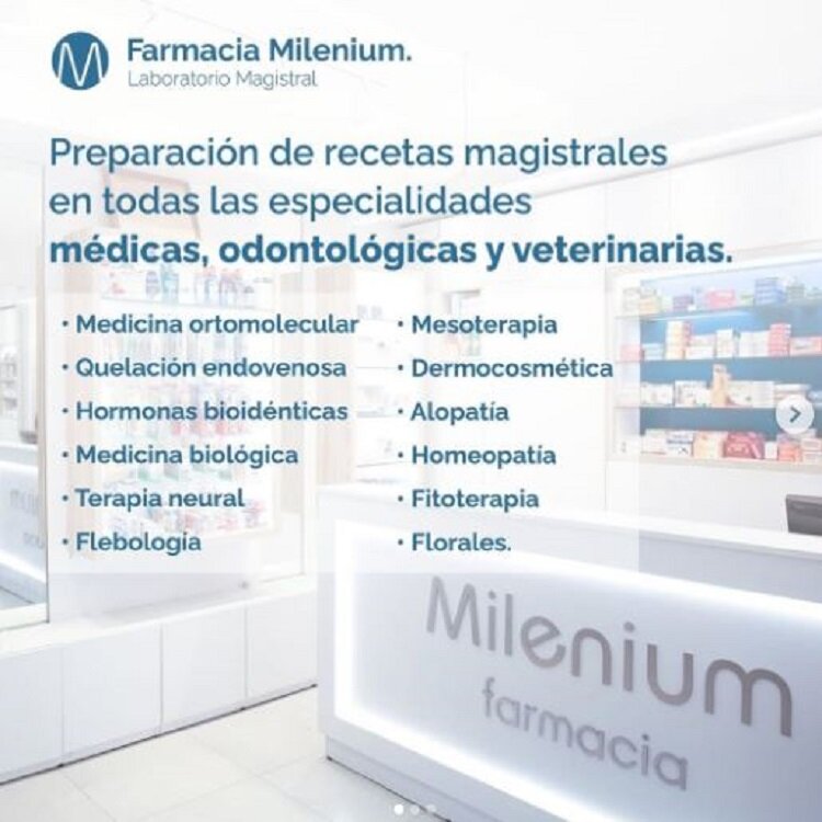 Tıbbi laboratuvarlar Farmacia Milenium, Buenos Aires, foto