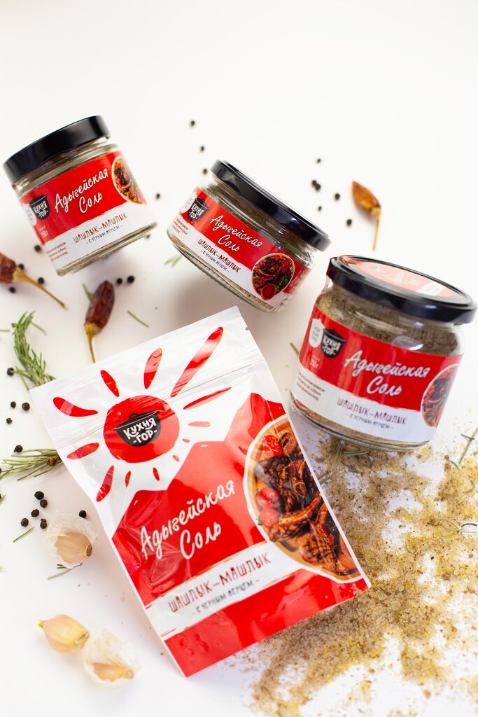 Gıda üreticileri Кухня гор, Adıge Cumhuriyeti, foto