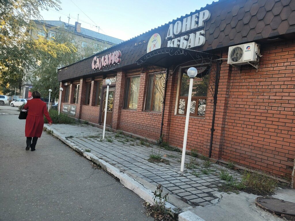 Fast food Doner kebab, Semey, foto