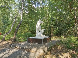 Лоси (Ryazan, Gorroscha District), park, sokak heykeli  Riazan'dan