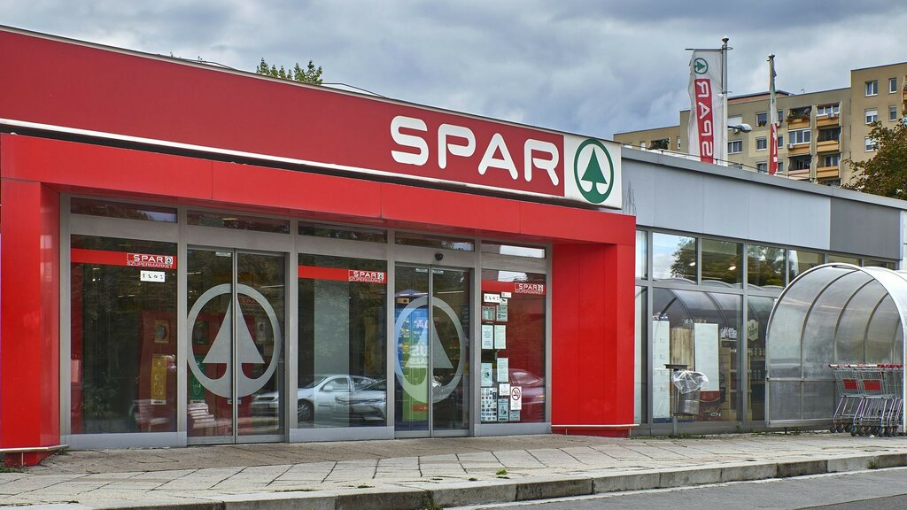 Süpermarket Spar szupermarket, Budapeşte, foto