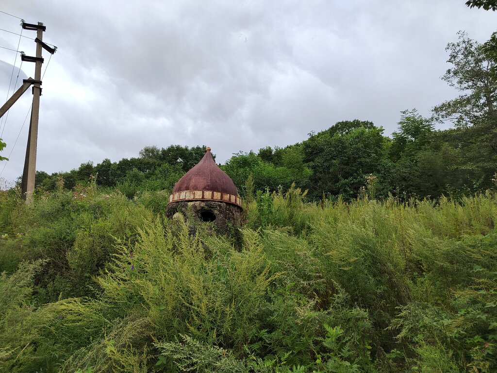 Park, sokak heykeli Черномор, Nahodka, foto