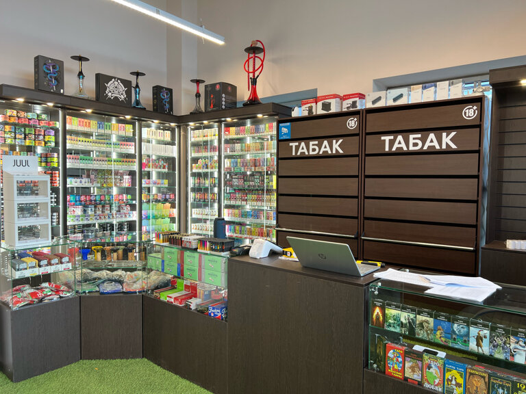 Tütün, sigara mağazaları One. Tabak, Moskova, foto