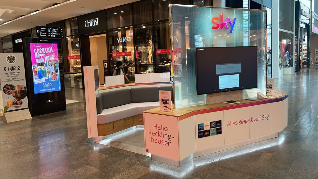Televizyon kanalları Sky Shop, Recklinghausen, foto