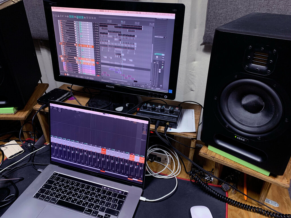 Ses kayıt stüdyoları Gabriella F Records, Moskova, foto