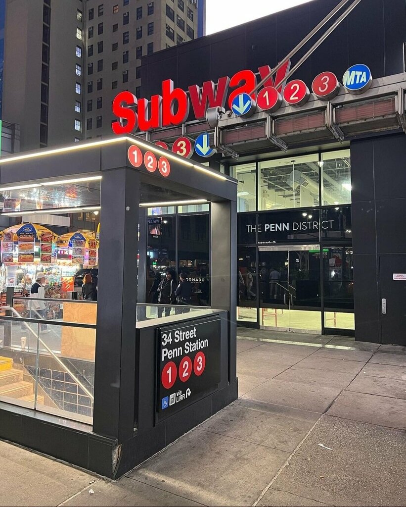 Metro istasyonu 34th Street – Penn Station subway station, New York, foto