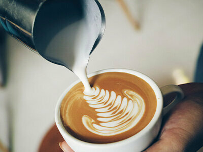 Kahve dükkanları Coffee & Dot, Moskova, foto