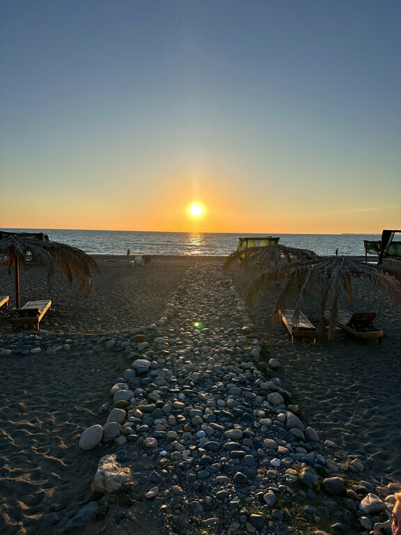 Plaj Пляж, Gulripş Bölgesi, foto