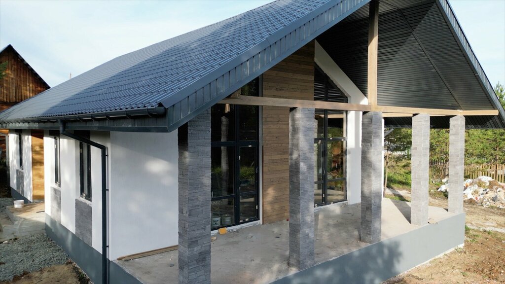 Yazlık ev inşaatı 100m2, Sverdlovskaya oblastı, foto