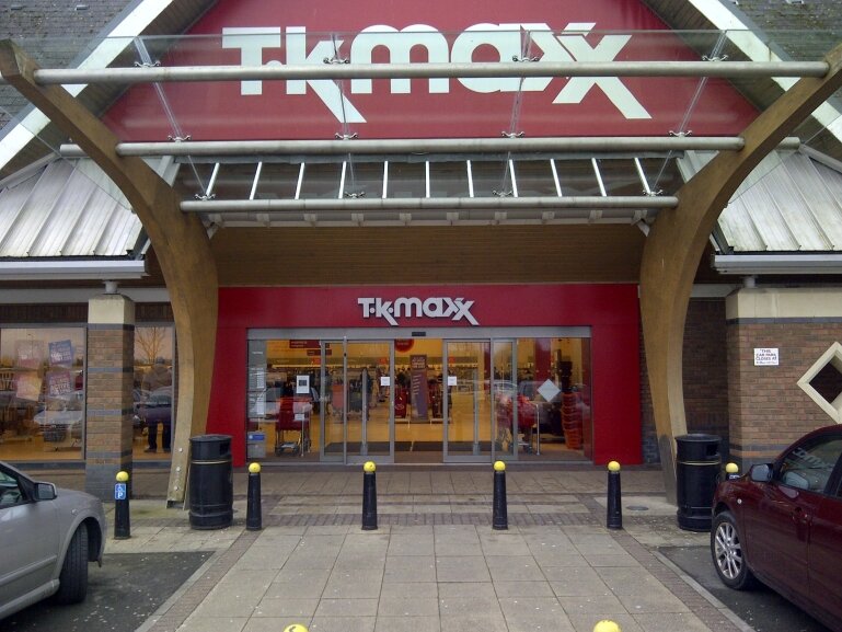 Büyük mağazalar Tk Maxx, Galler, foto