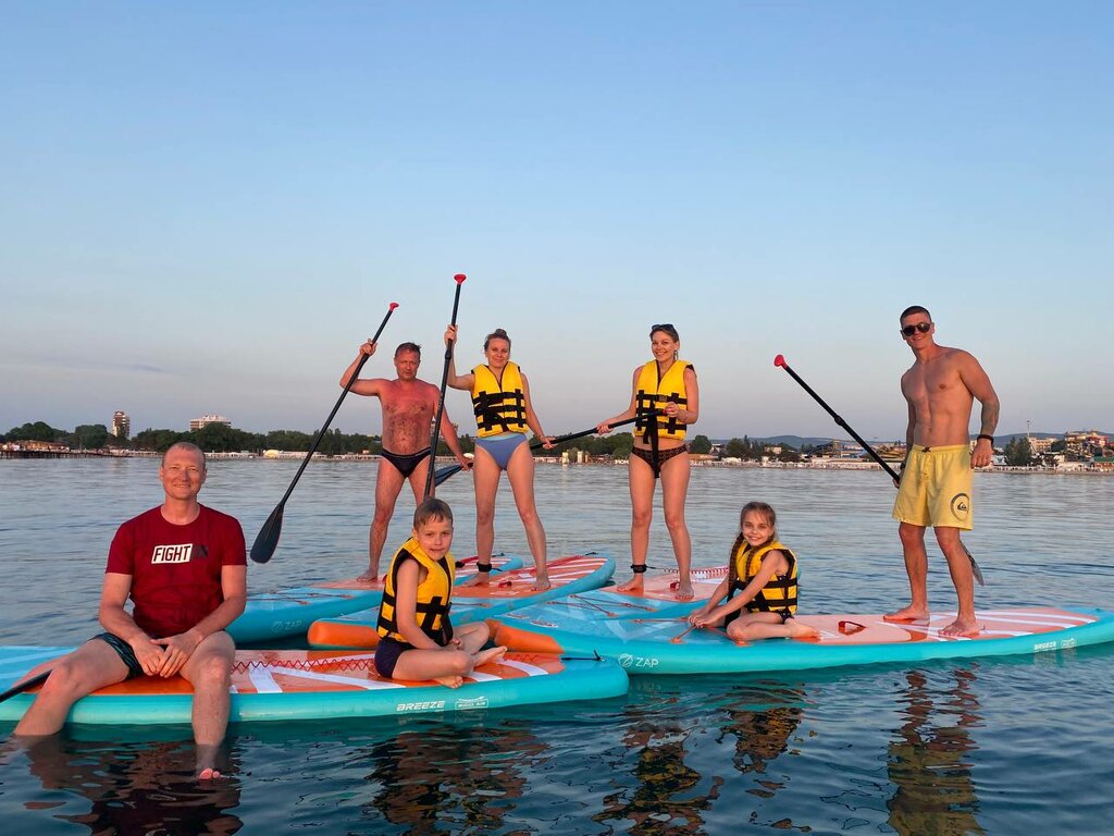 Kürek sörfü The Sup, Anapa, foto